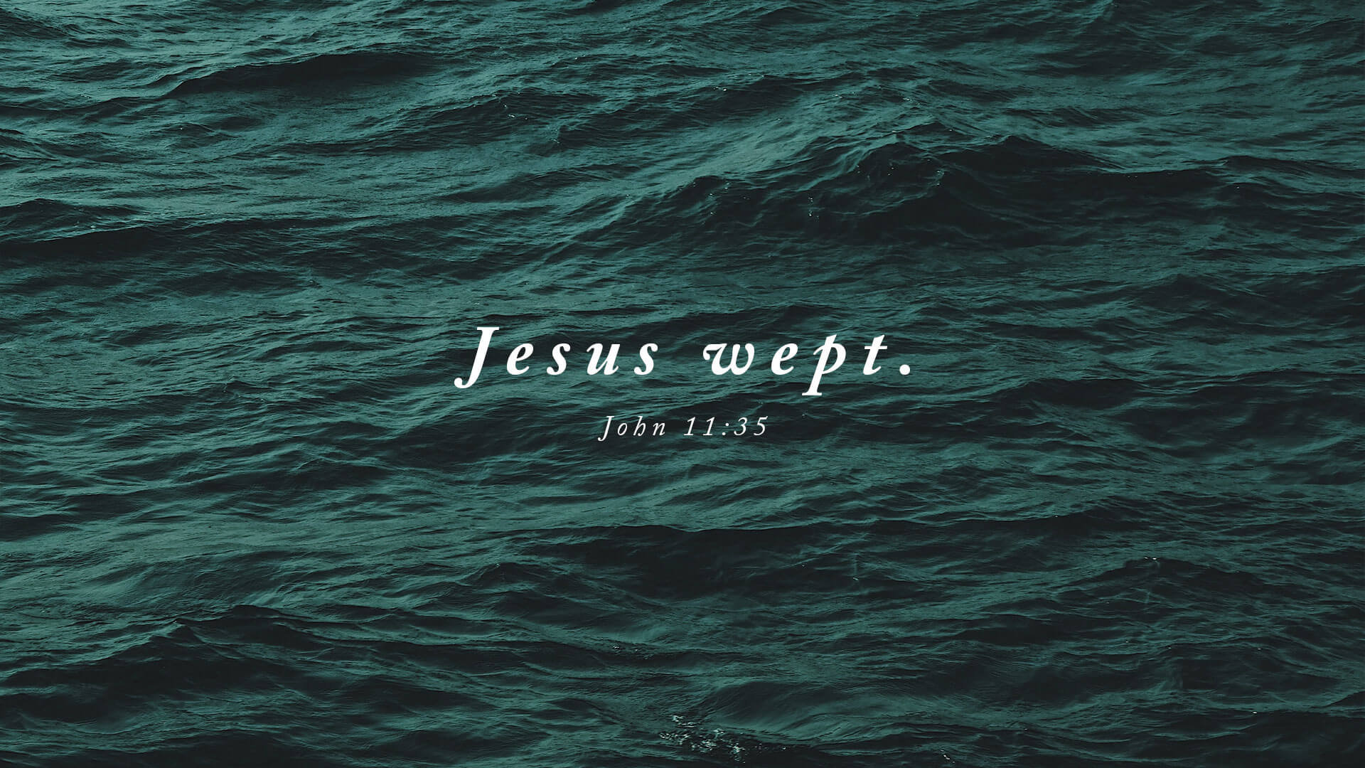 Jesus Wept - Our Lady of the Mountains